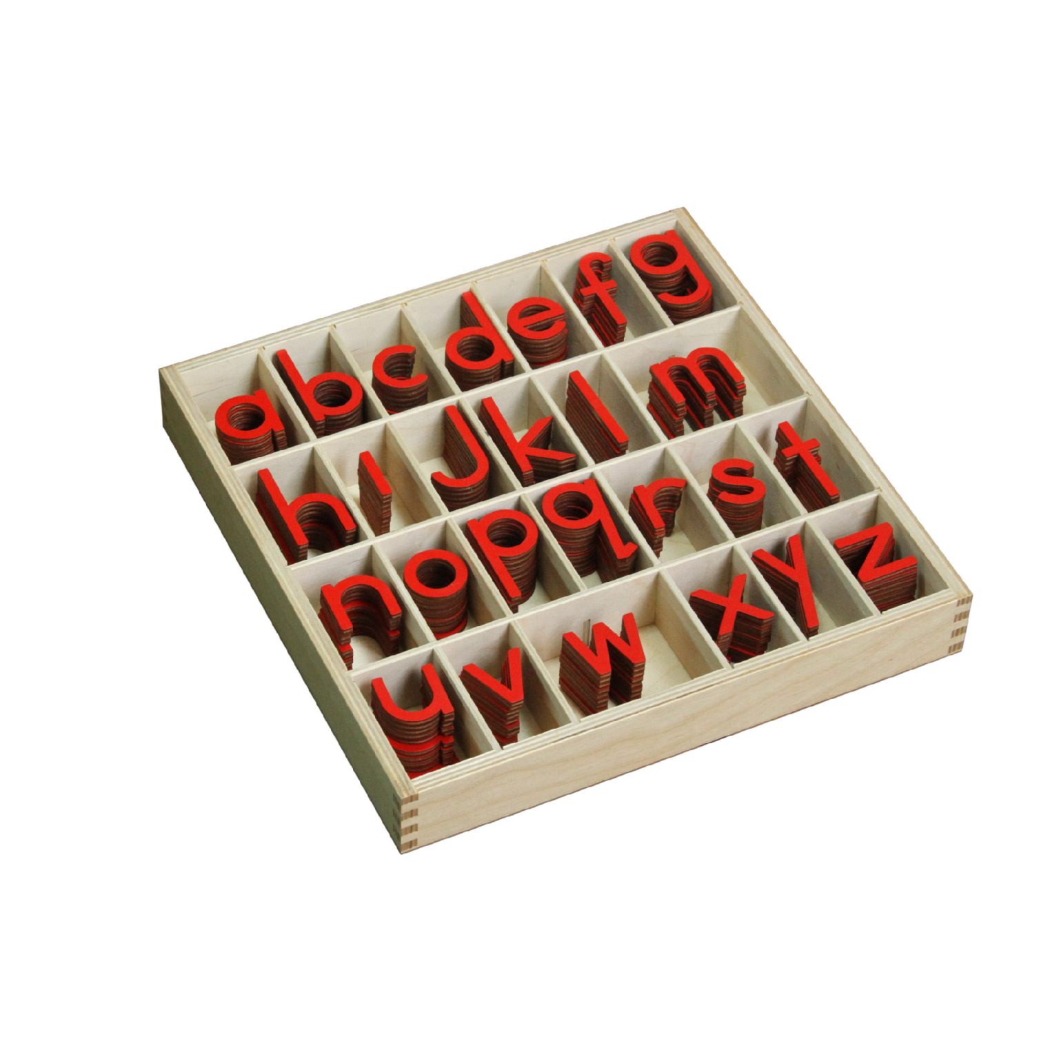 Small Movable Alphabet Print Red - Bruins