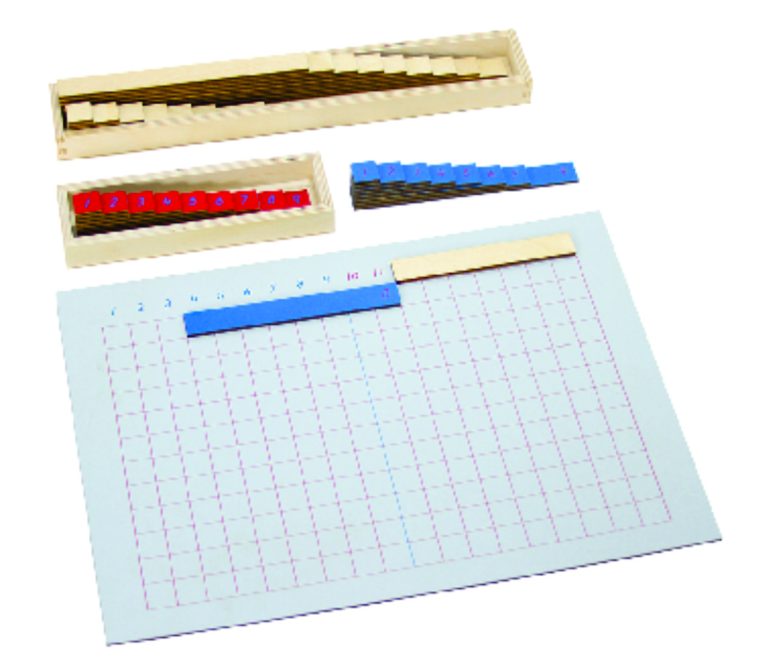 Subtraction Strip Board with Strips in Box - Bruins
